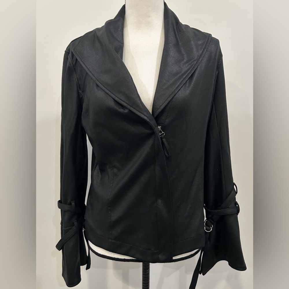 Max Studio Vegan Leather Jacket - Gem
